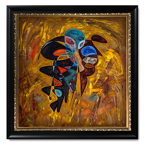 Blairism Canvas - The Falling Mask Through The Artistic Eye